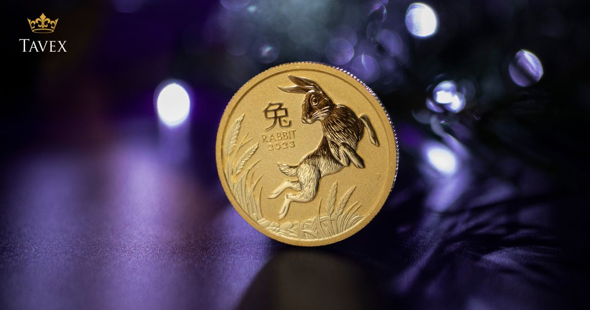 Złoty Australijski Lunar - Rok Królika 2023 - 1 oz złota - Tavex