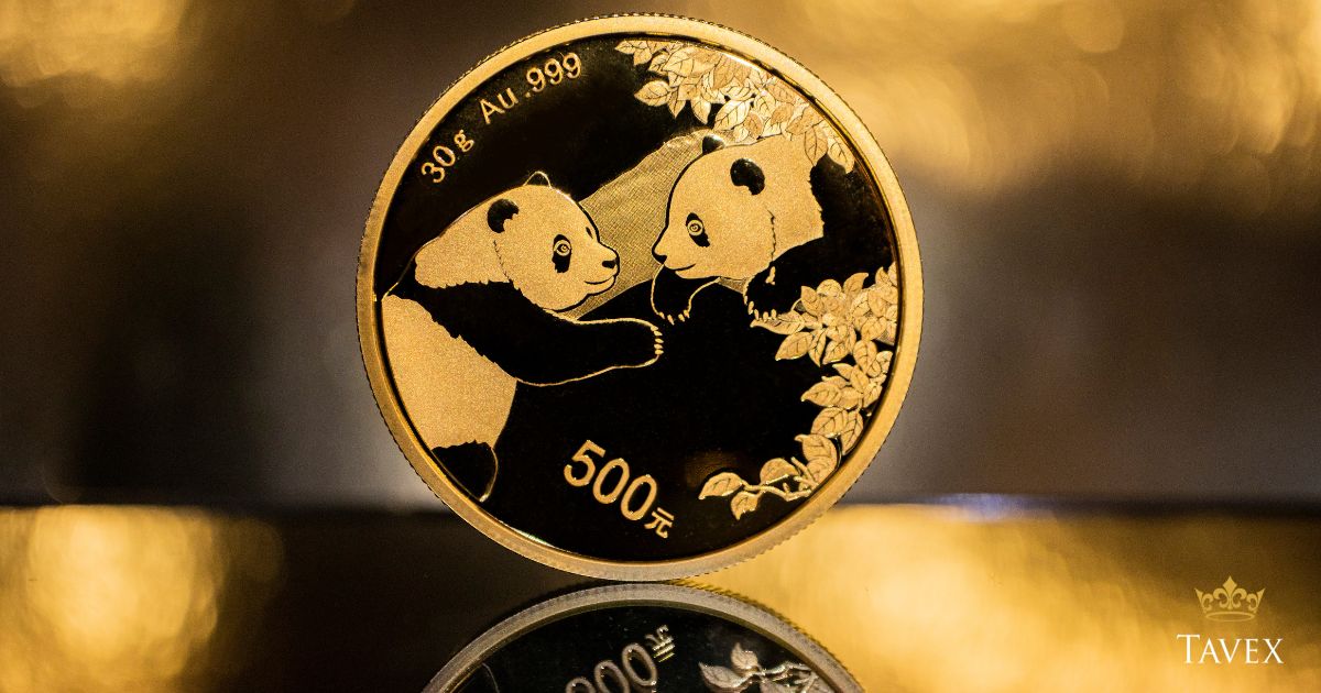 Złota Chińska Panda – Rok 2023 – 30 g złota – TAVEX